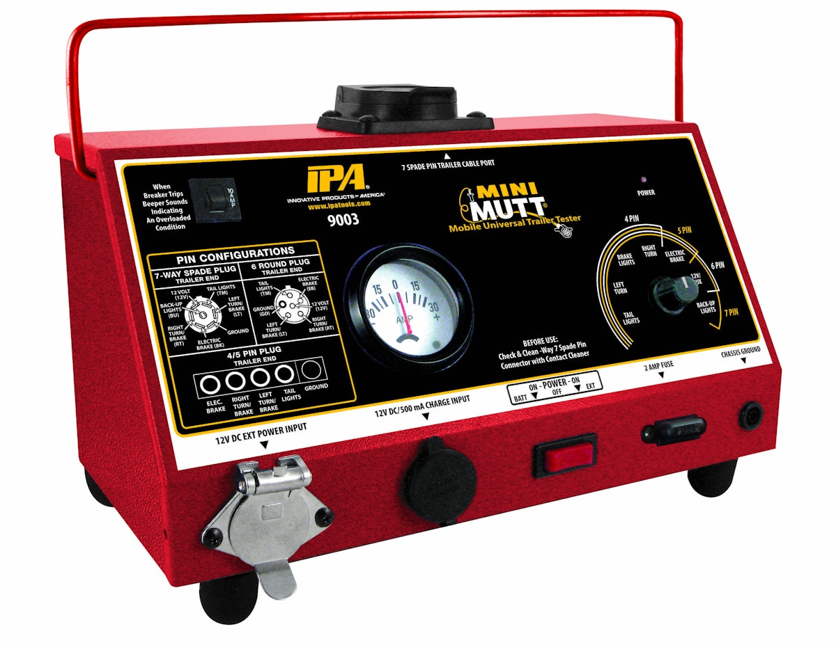 IPA debuts Mini-Mutt line of portable trailer testers | Commercial ...