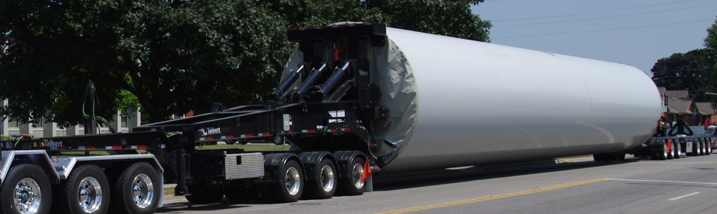 Talbert designs trailers for wind energy, heavy haul transport ...