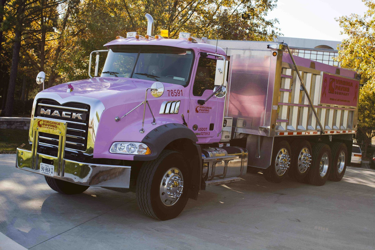Mack displays Pink Granite for Breast Cancer Awareness Month ...