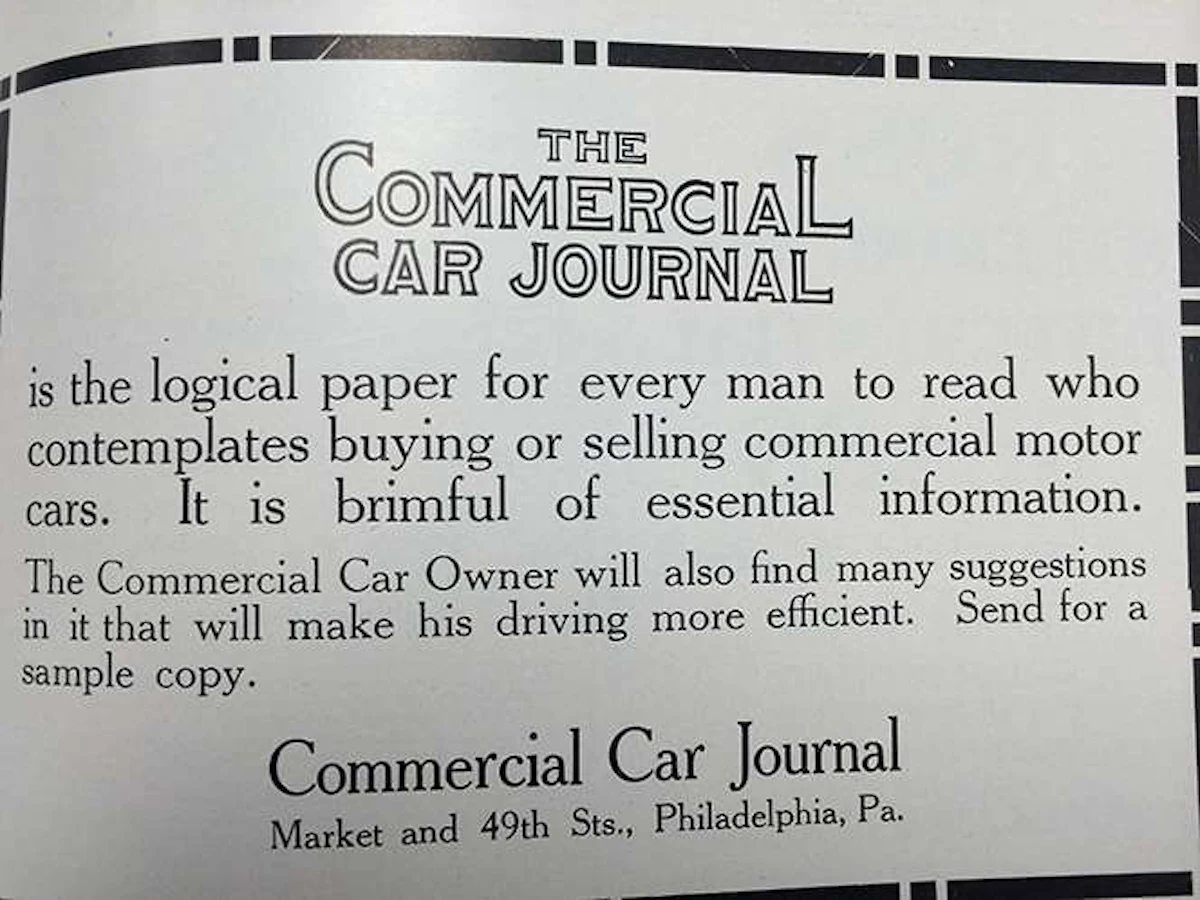 Looking Back 100 Years: Commercial Car Journal | Commercial Carrier Journal