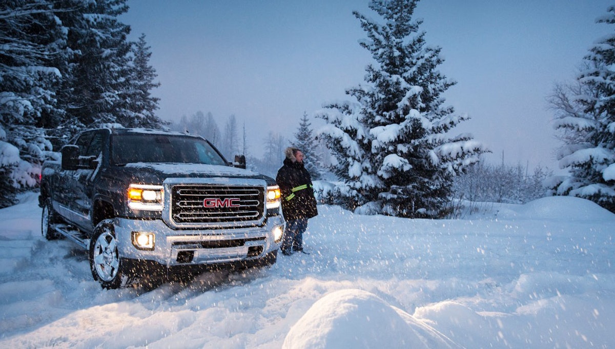 GMC HDs Tackle Work 250 Miles Above The Arctic Circle | Commercial ...