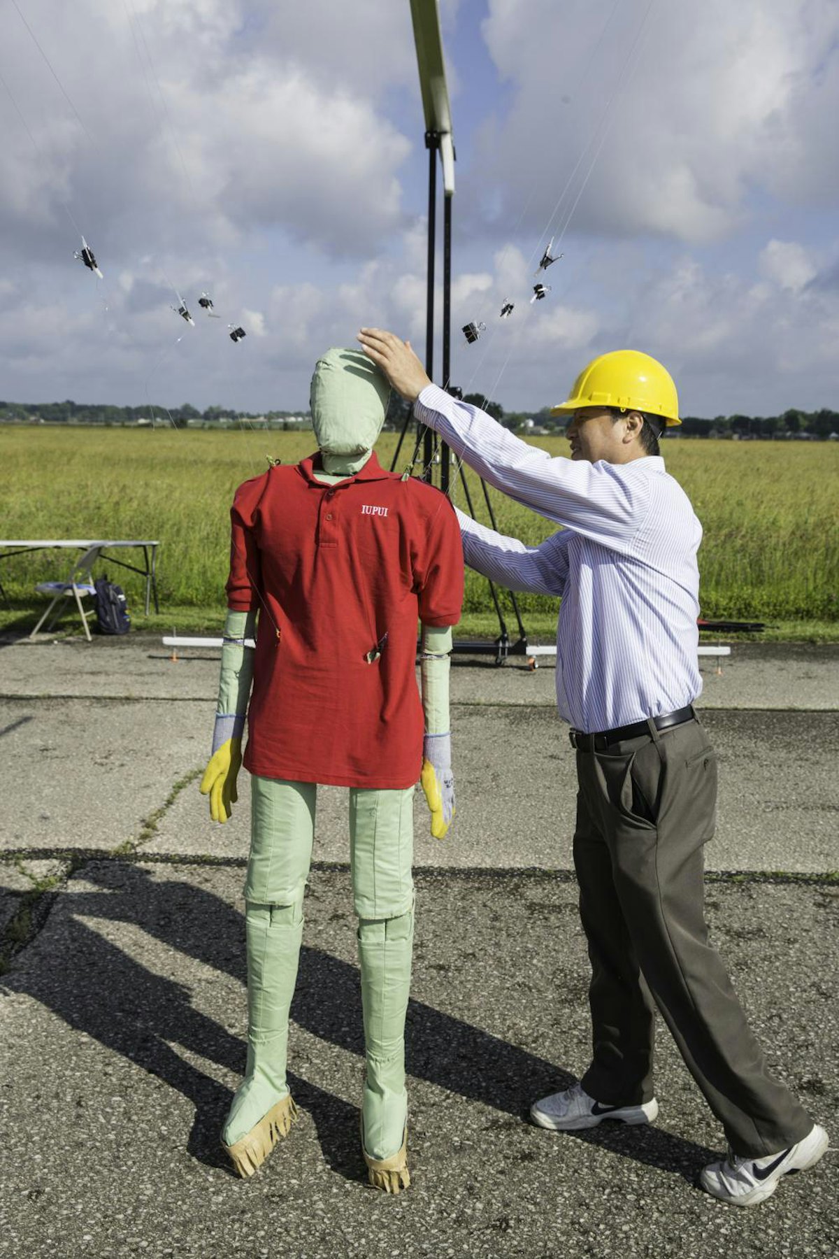 Next generation crash test dummies test collision avoidance ...