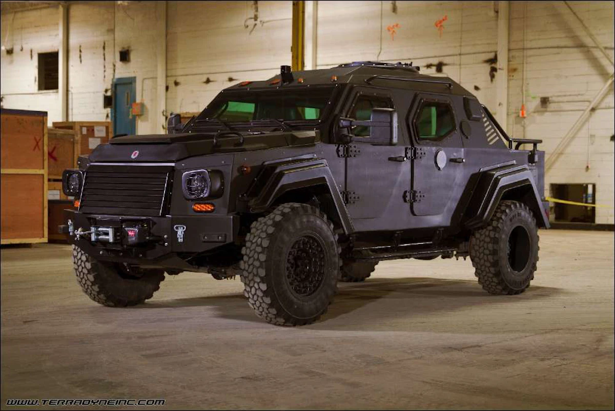 Armored vehicle based on Ford F550 | Commercial Carrier Journal