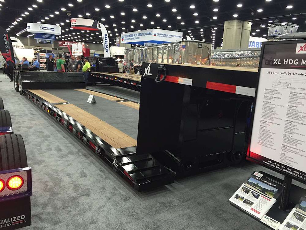 XL Specialized Trailers debuts 80,000 pound slide axle trailer ...