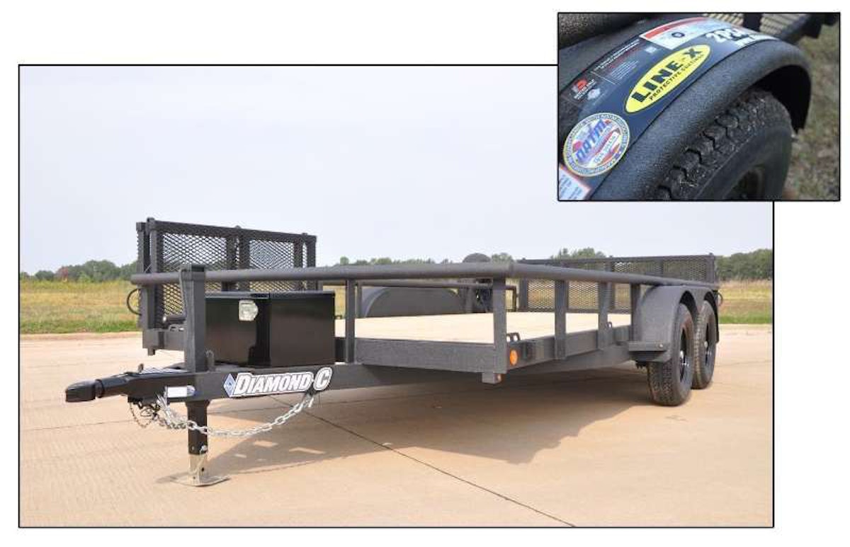 LINE-X partners up with Diamond C Trailers | Commercial Carrier Journal
