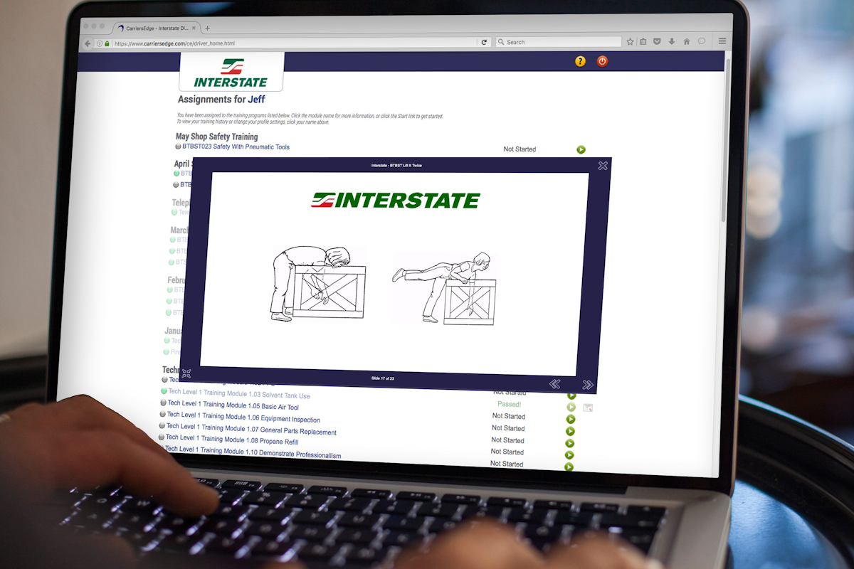 Interstate Distributor rolls out CarriersEdge training tools to fleet ...