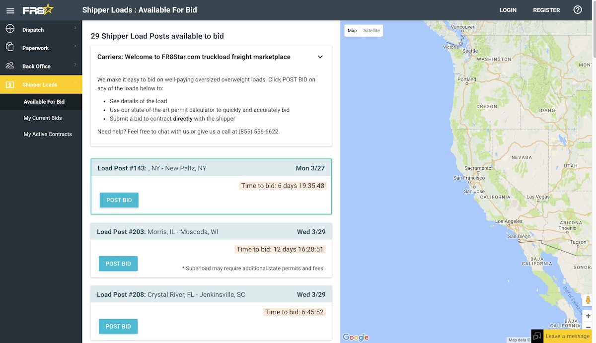 FR8Star heavy-haul marketplace launches | Commercial Carrier Journal