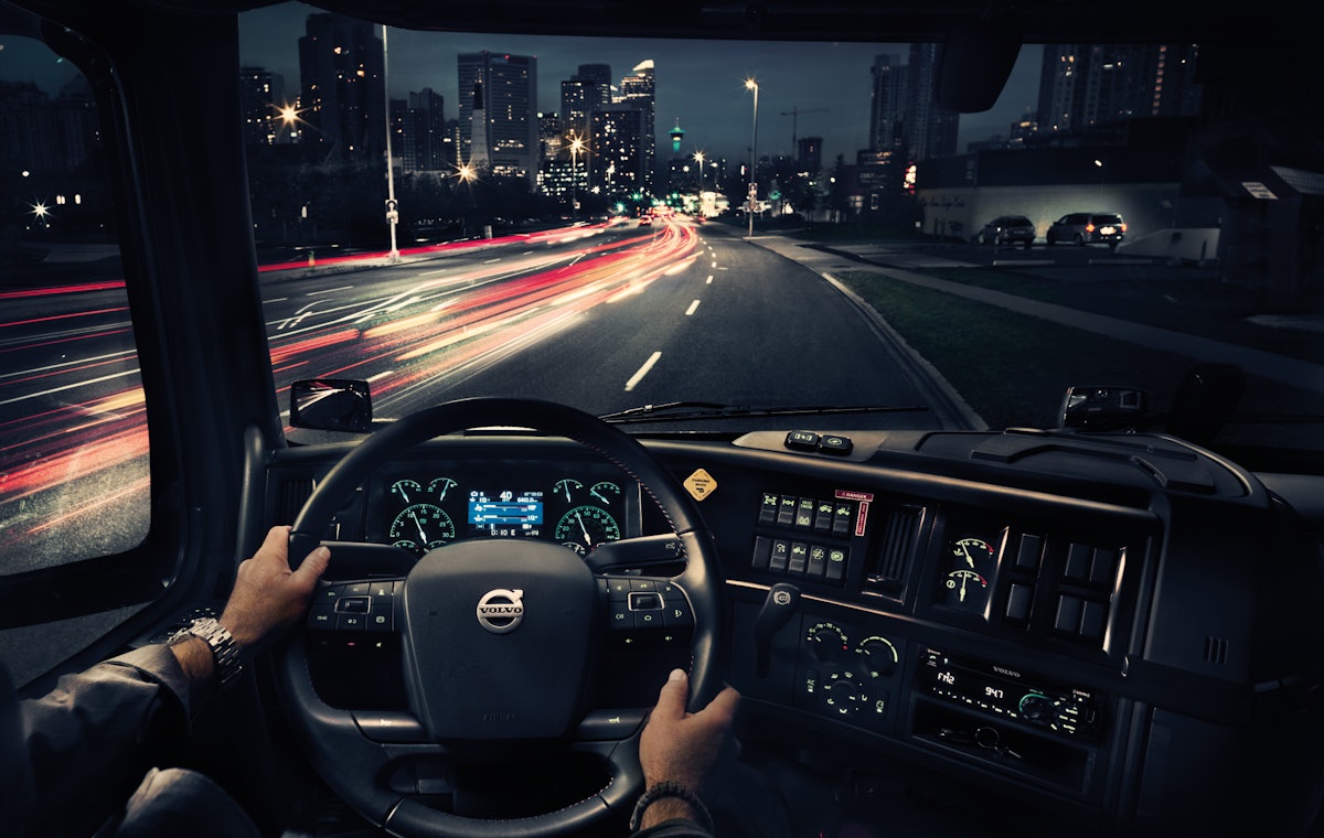 volvo lorry interior