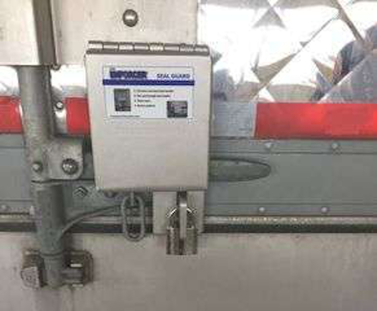 Transport Security shows off its trailer seal guard lock | Commercial ...