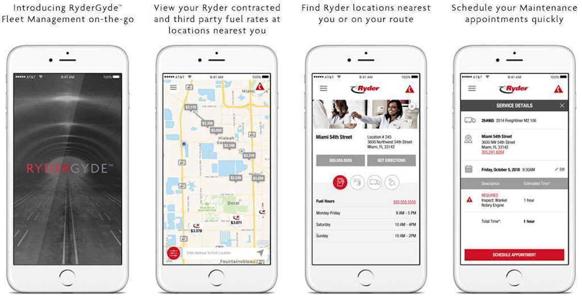 Ryder launches free fleet management app RyderGyde | Commercial Carrier ...
