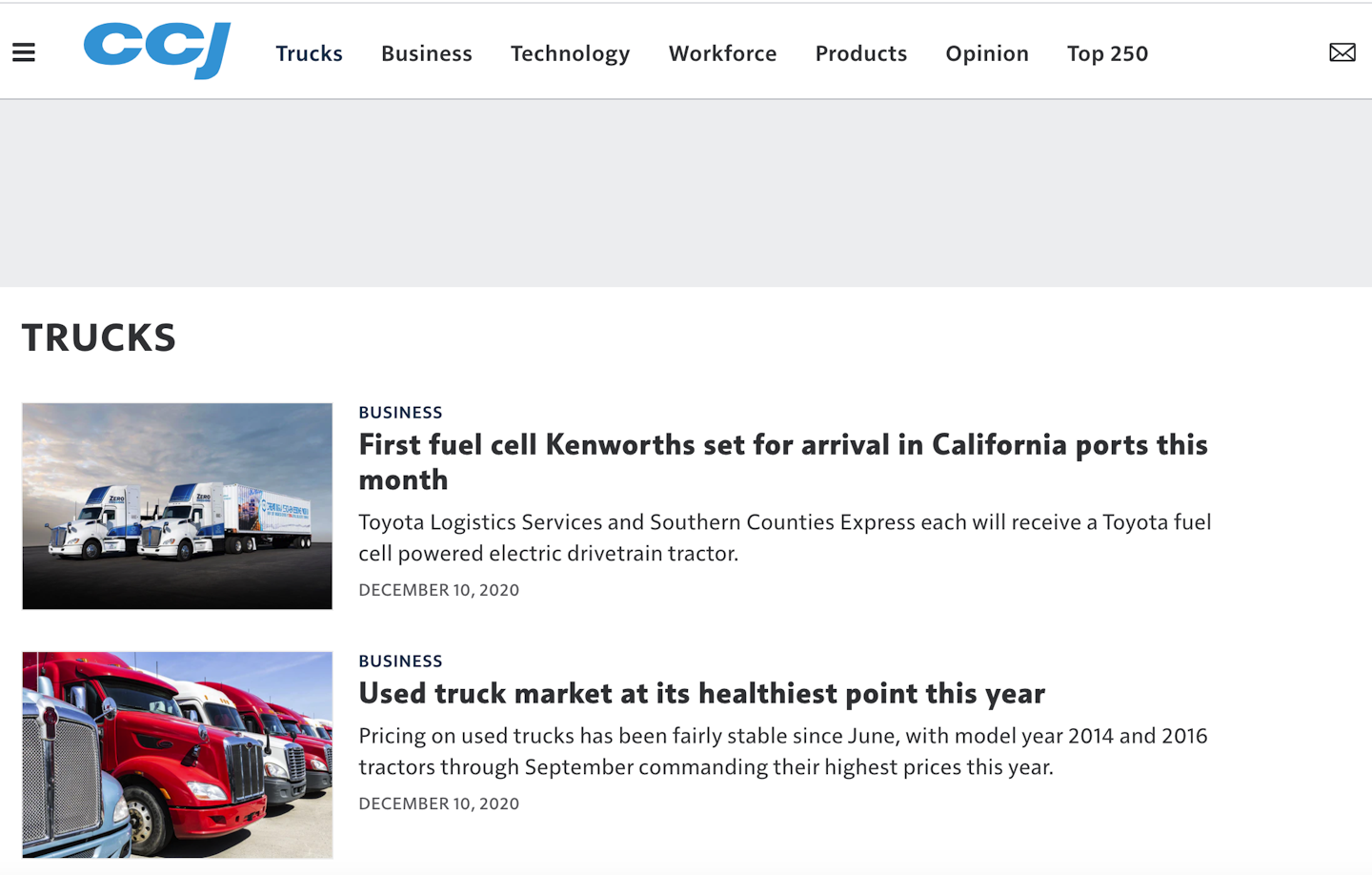 Welcome to the new CCJ | Commerical Carrier Journal