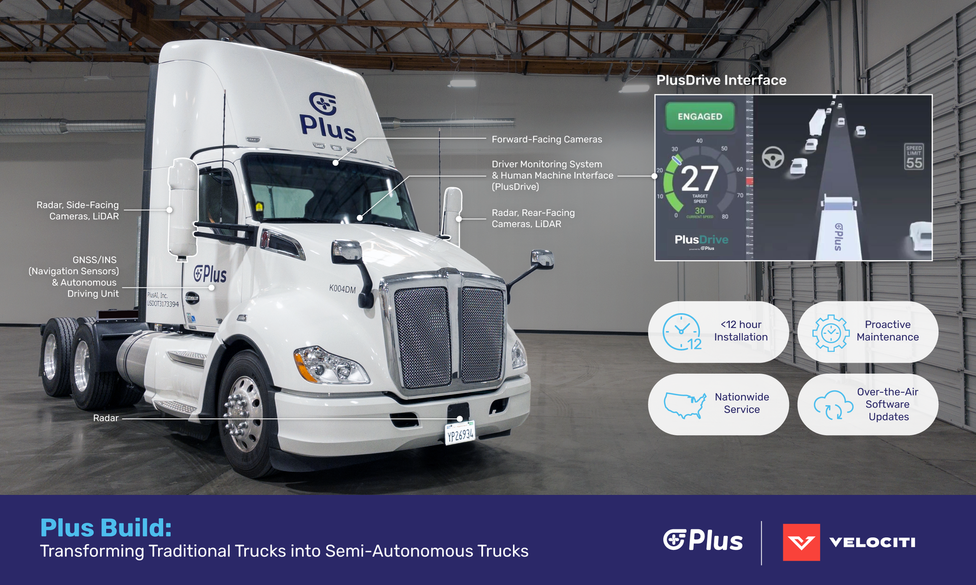 Plus deploys semi-autonomous retrofit | Commercial Carrier Journal