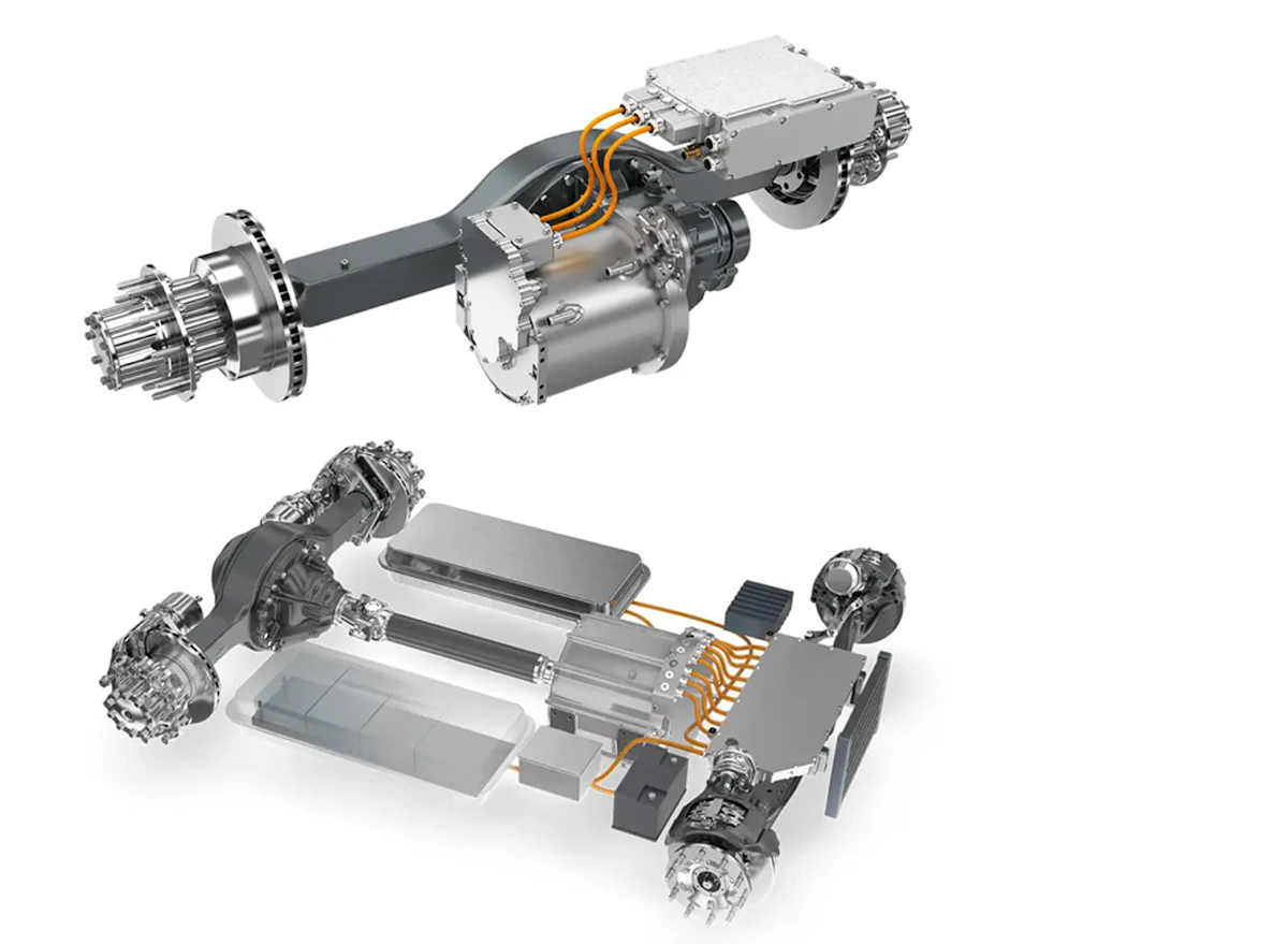 Legacy and future torque delivery: Central drive and e-axles ...